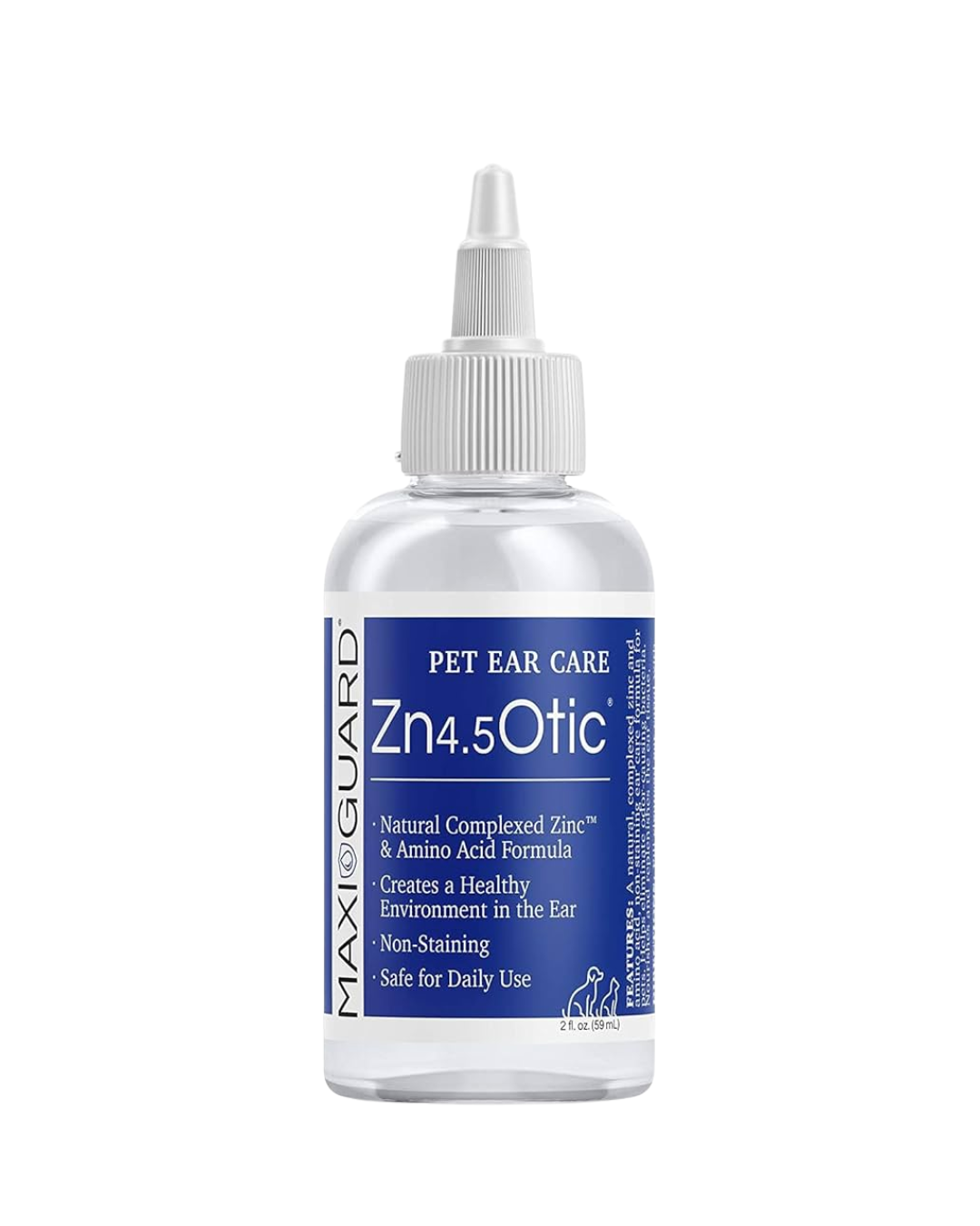 MAXI/GUARD - Zn 4.5 Otic Ear Care - 59ML – PetProject.HK