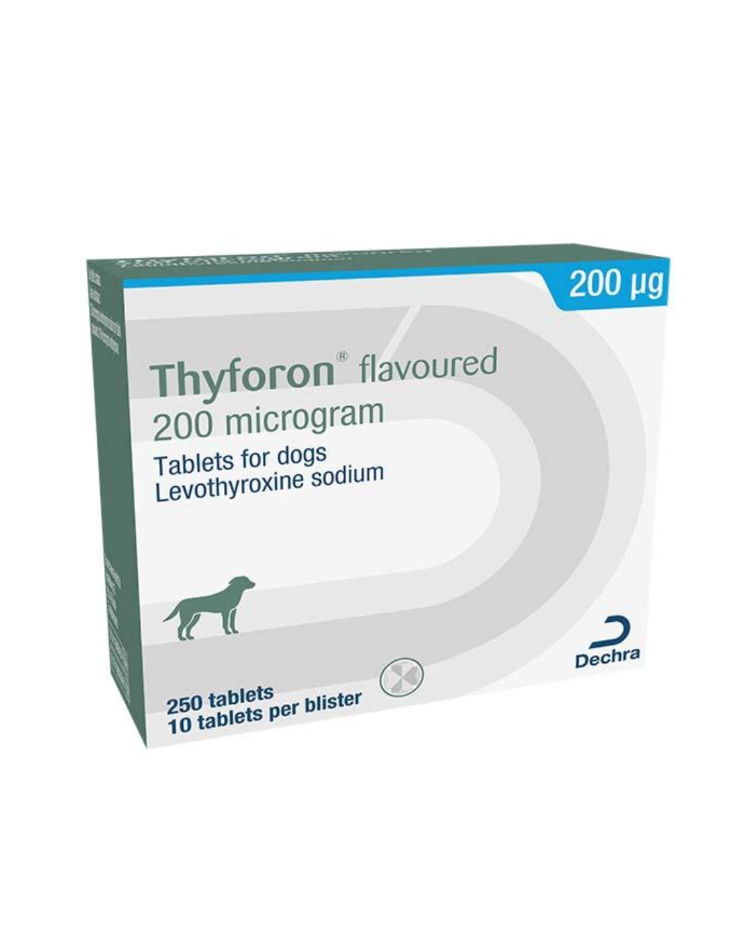 Dechra - Thyforon (Levothyroxine) 200mcg Flavoured Tablets - 1TAB ...